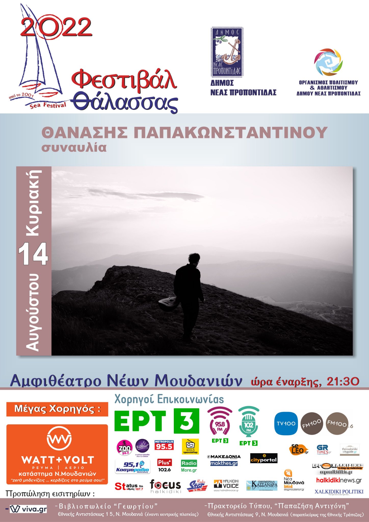 ΦΕΣΤΙΒΑΛ ΘΑΛΑΣΣΑΣ: ΘΑΝΑΣΗΣ ΠΑΠΑΚΩΝΣΤΑΝΤΙΝΟΥ
