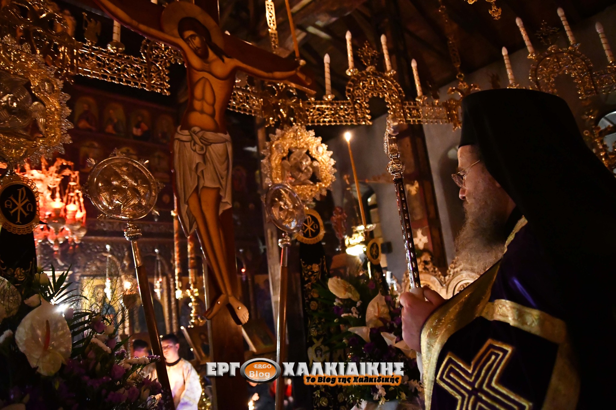 Η ΑΚΟΛΟΥΘΙΑ ΤΩΝ ΠΑΘΩΝ ΣΤΟΝ ΙΕΡΟ ΝΑΟ ΑΓΙΟΥ ΣΤΕΦΑΝΟΥ ΑΡΝΑΙΑΣ